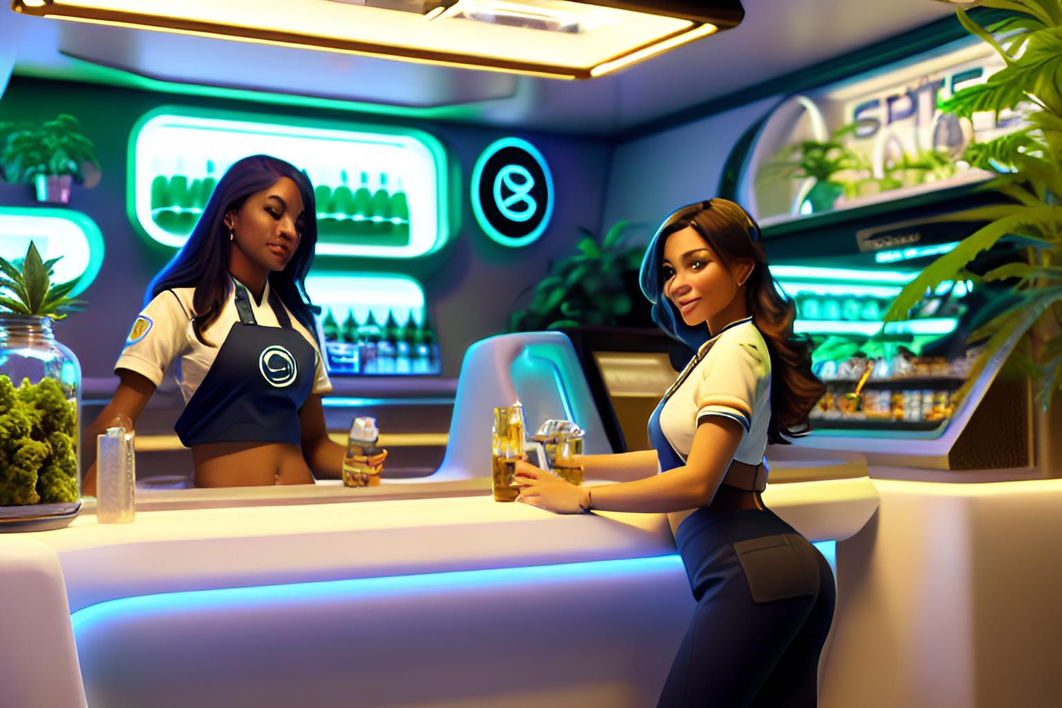 Revolutionary Cannabis Dispensary in Space: Uniting Humans and Aliens ...