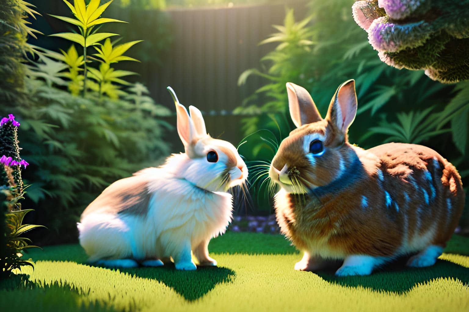 Breaking News: Rabbits' Cannabis Feast Sparks Bunny Boom Across ...